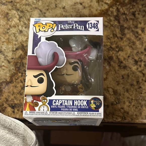 Funko | Other | Funko Captain Hook With Red Hat And White Feather ...